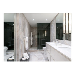Bathroom Flooring - Contemporary - Bathroom - Toronto - by Sarana Tile ...
