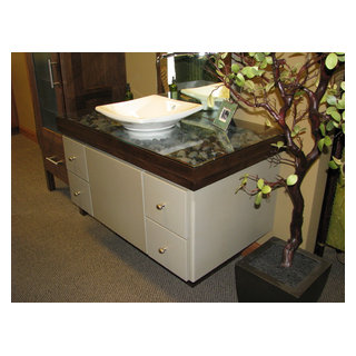 Bathroom vanity - Asian - Bathroom - Denver - by Jan Neiges, CMKBD with ...
