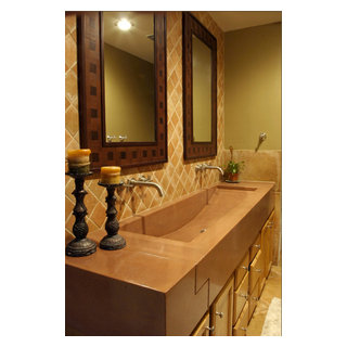 Bathroom Vanity Trough Sink - Contemporary - Bathroom - Orange County ...