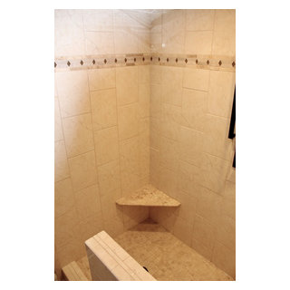 Bathroom with Custom-built Walk-in Shower - Traditional - Bathroom ...