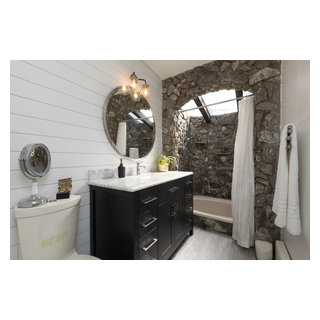 Bathroom with Grotto - Eclectic - Bathroom - DC Metro - by Roxanne ...