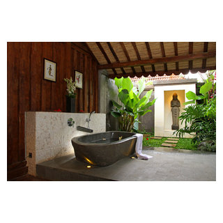 Bathroom With Its Own Veranda - Exotique - Salle de Bain - par Iwan ...