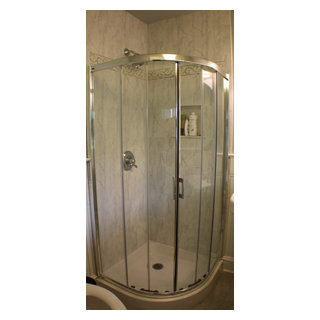 Bathroom with Neo-Round shower enclosure - Traditional - Bathroom ...