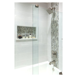 Bathroom with Unique Shower Niche - Bathroom - Chicago - by Suran Built ...