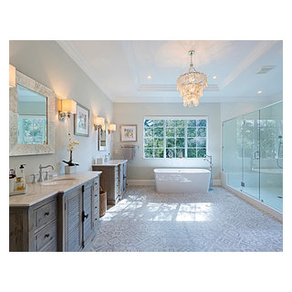 Boca Raton - Coastal Master Bathroom - Beach Style - Bathroom - Miami ...