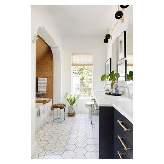 Bohemian Retreat - Eclectic - Bathroom - Minneapolis - by Lucy Interior ...