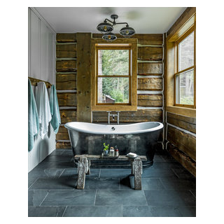 Born Lake Lodge - Rustic - Bathroom - Albuquerque - by Courtney King ...
