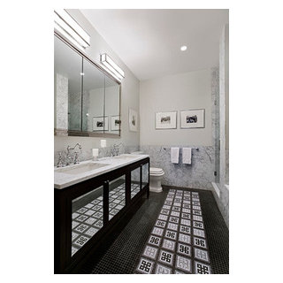 Cabinets By Stanley - Chelsea Loft - Traditional - Bathroom - New York ...