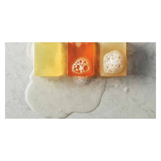 Caesarstone 5000 London Grey quartz - Contemporary - Bathroom - London ...