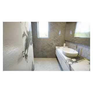 Calacatta Bello Honed - Bathroom Wall and Countertop - Bathroom - New ...