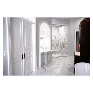 Calacatta Extra Marble Bathroom - Stanza da Bagno - Raleigh - di MARVA ...