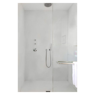 Calacatta Nuvo Caesarstone Quartz Master Shower - Modern - Bathroom ...