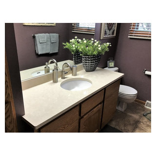 Cambria Harlech Kitchen Countertops and Fairbourne Master Vanity ...