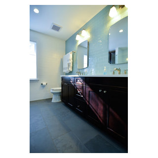 Cherry Wood Double Vanity - Modern - Bathroom - Philadelphia - by ...