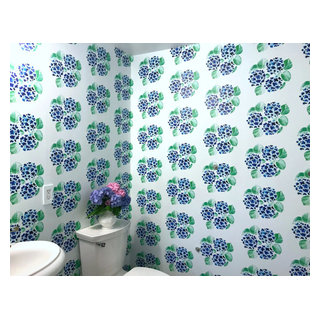 Chevy Chase Powder Room Refresh - Traditional - Bathroom - DC Metro ...