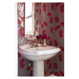 Chevy Chase Powder Room - Contemporary - Bathroom - DC Metro - by ...