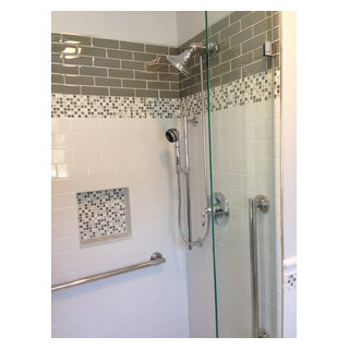 Classic/Modern Handicap-Accessible Bathroom RemodelFerguson - Modern ...