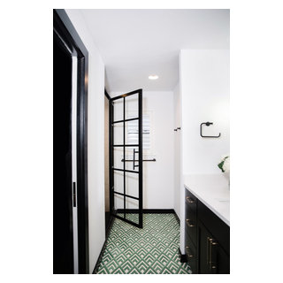 Classy with striking features - Transitional - Bathroom - Austin - by ...