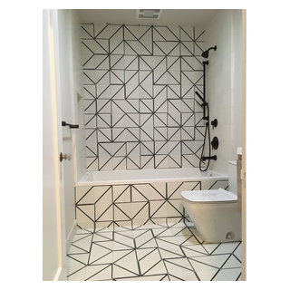 Cle tile bath San Carlos - Modern - Bathroom - San Francisco - by ...