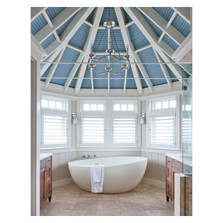 Coastal Calm - Beach Style - Bathroom - Raleigh - by Southern Studio ...
