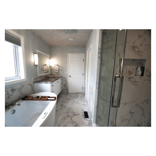 Cole Residence - tile, granite, shower, layout, custom cabinet ...