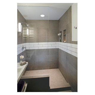 Compact Modern Bath - Modern - Bathroom - Cincinnati - by studio ...