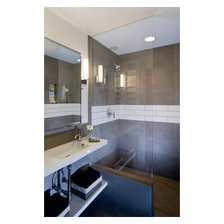 Compact Modern Bath - Modern - Bathroom - Cincinnati - by studio ...