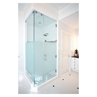Contemporary Bathroom with Enclosed Water Closets - Contemporary ...