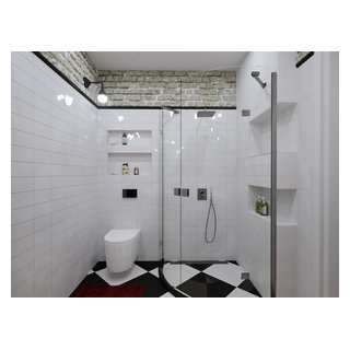 Contemporary Industrial bathroom and shower - Industrial - Bathroom ...