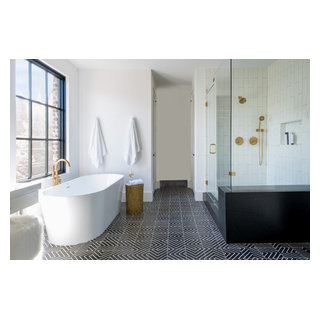 Contemporary Industrial Warehouse - Contemporary - Bathroom - Dallas ...