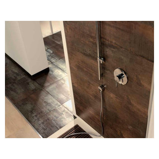 Corten Porcelain Tile - Contemporary - Bathroom - Seattle - by ...