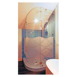 Curved Glass Shower Enclosure - Contemporary - Bathroom - Seattle - by ...