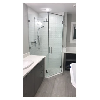 Custom Corner (Neo-Angle) Frameless Showers - Bathroom - Vancouver - by ...