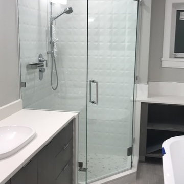 Neo Angle Corner Shower Bathroom Photos - Photos & Ideas | Houzz