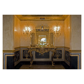Custom Designed Venetian Plaster Panels - Traditional - Bathroom - DC ...
