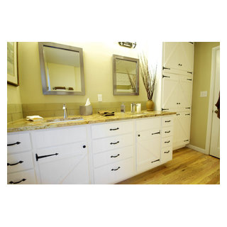 Custom DIY Bathroom doors - Traditional - Bathroom - Portland - by ...