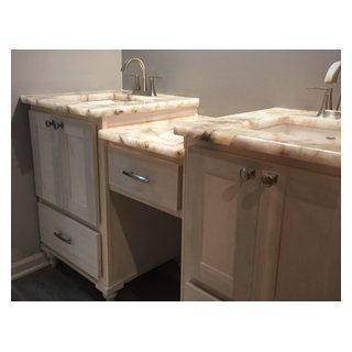 Custom Fit, Custom Built - turning a single bowl vanity into a double ...