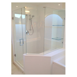 Custom neo-angle frameless showers, Greater Vancouver's Shower Glass ...
