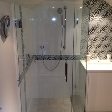 Neo Angle Corner Shower Bathroom Photos - Photos & Ideas | Houzz