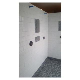 Custom walk in shower - Contemporary - Bathroom - Baltimore - by Blue ...