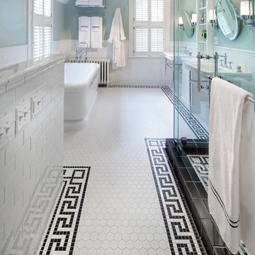Greek Key Tile Pattern - Photos & Ideas | Houzz
