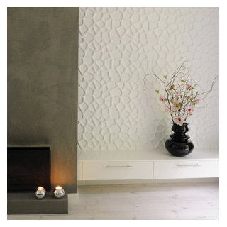 embossed wall tile - Modern - Bathroom - London - by Luo Zongze | Houzz