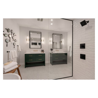 Emerald Green Vanities - Farmhouse - Bathroom - Seattle - by Enfort ...