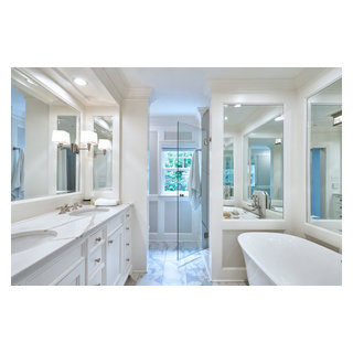 English Tudor Remodel in Radnor - Traditional - Bathroom - Philadelphia ...