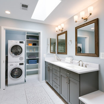Stackable Washer And Dryer In Bathroom - Photos & Ideas | Houzz