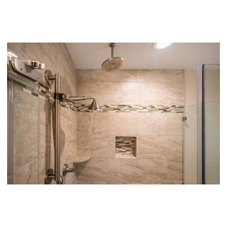 Fairfax Station Master Bath with Floating Cabinet - Traditional ...