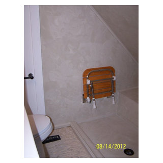 Faust Shower under stairs - Traditional - Bathroom - Other - by Clear ...