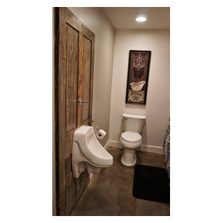 Finished Basement - Modern - Powder Room - Louisville | Houzz