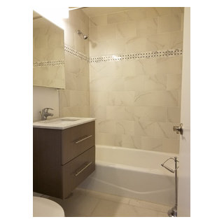 Finished Bathroom - Contemporary - Bathroom - Chicago - by Parker ...