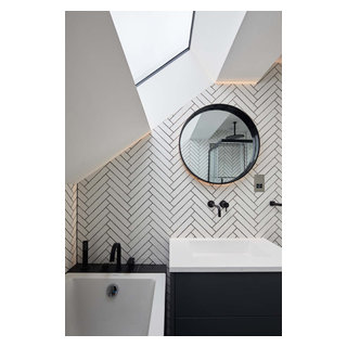 Fish Scale House - Scandinavian - Bathroom - London - by Open Volume ...